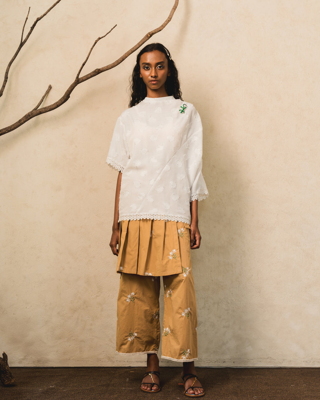 Pierre Blouse White | Toko Didiyo